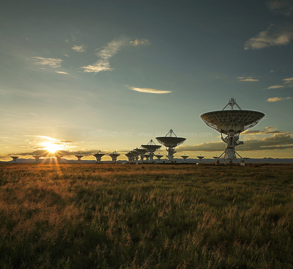 VLA at Sunset - Socorro, New Mexico - Matt Tilghman Photography